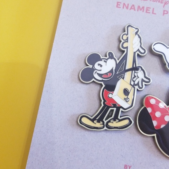 Disney | Accessories | New Disney Mickey Enamel Pins 3 In Set | Poshmark
